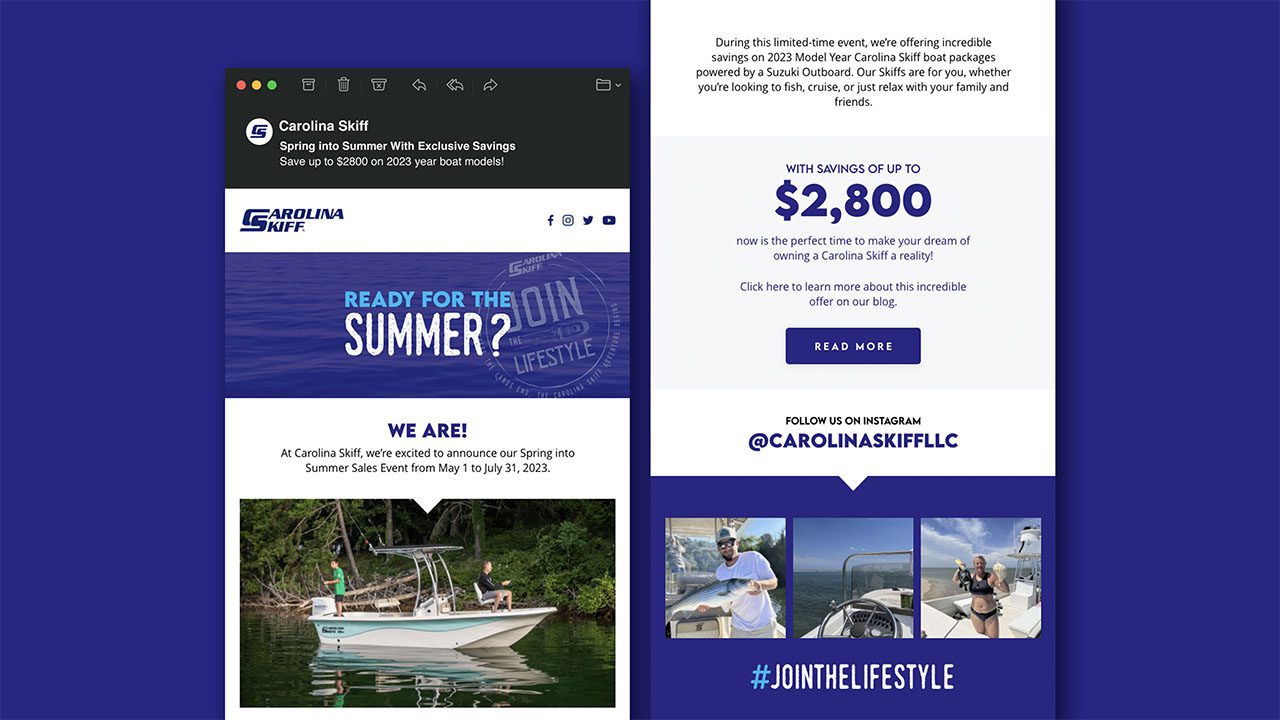 Carolina Skiff - Wild Coffee Marketing